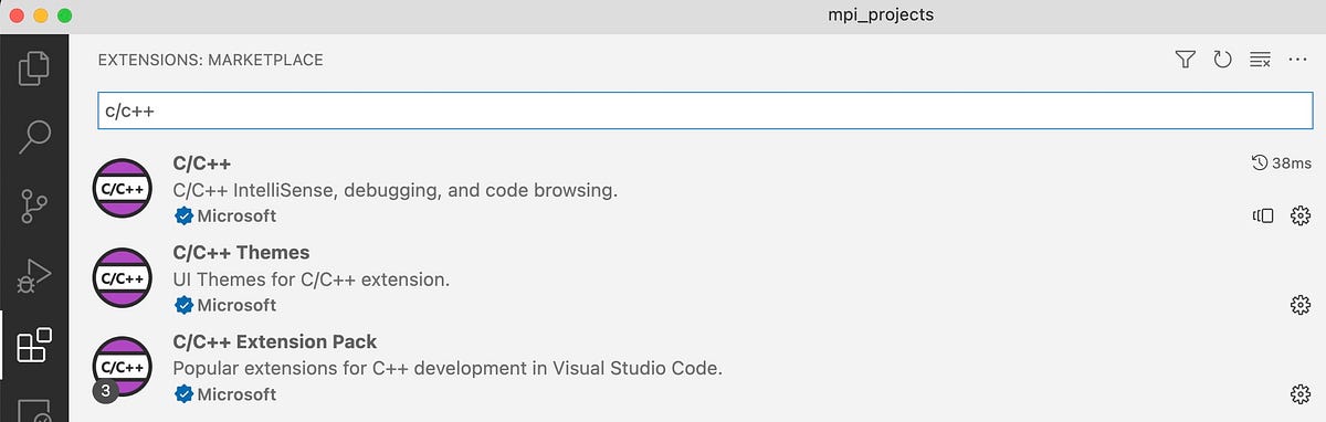 How to set MPI(Message Passing Interface) extension in Visual Studio Code in MAC | by prasad ...