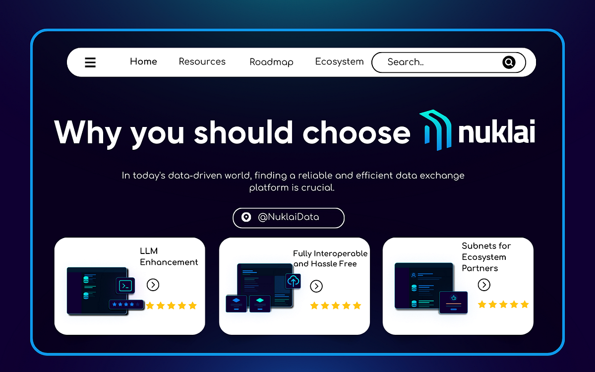 Why You Should Choose Nuklai. In today’s data-driven world, finding a ...