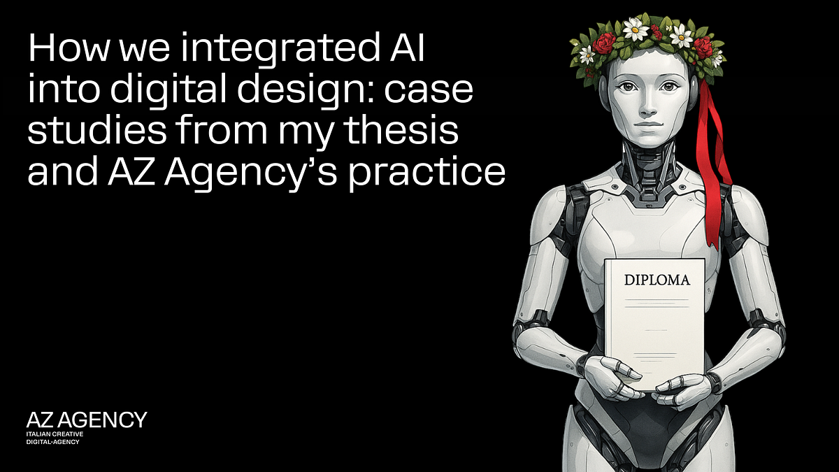 How we integrated AI into digital design: case studies from my thesis ...