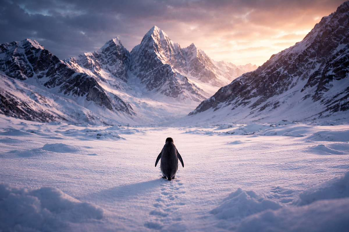 The Penguin who walked alone. What a lone penguin in Antarctica… | by ...