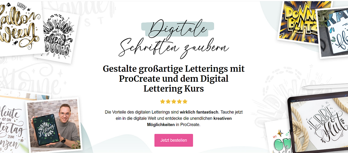 Der ultimative Digital Lettering Kurs: Meistern Sie die Kunst der ...