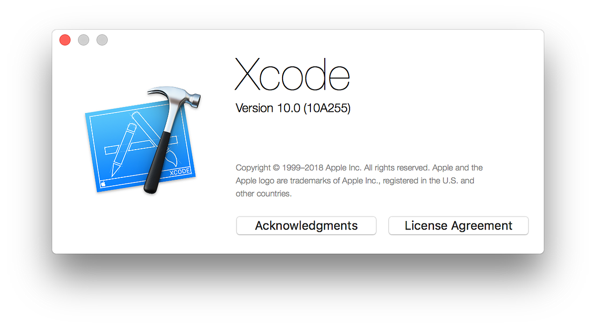ติดตั้ง Xcode 10.0. สำหรับผู้ที่จะเรียน เขียนแอพ iOS… | by มาสเตอร์ อึ่ง | มาสเตอร์ อึ่ง | Medium