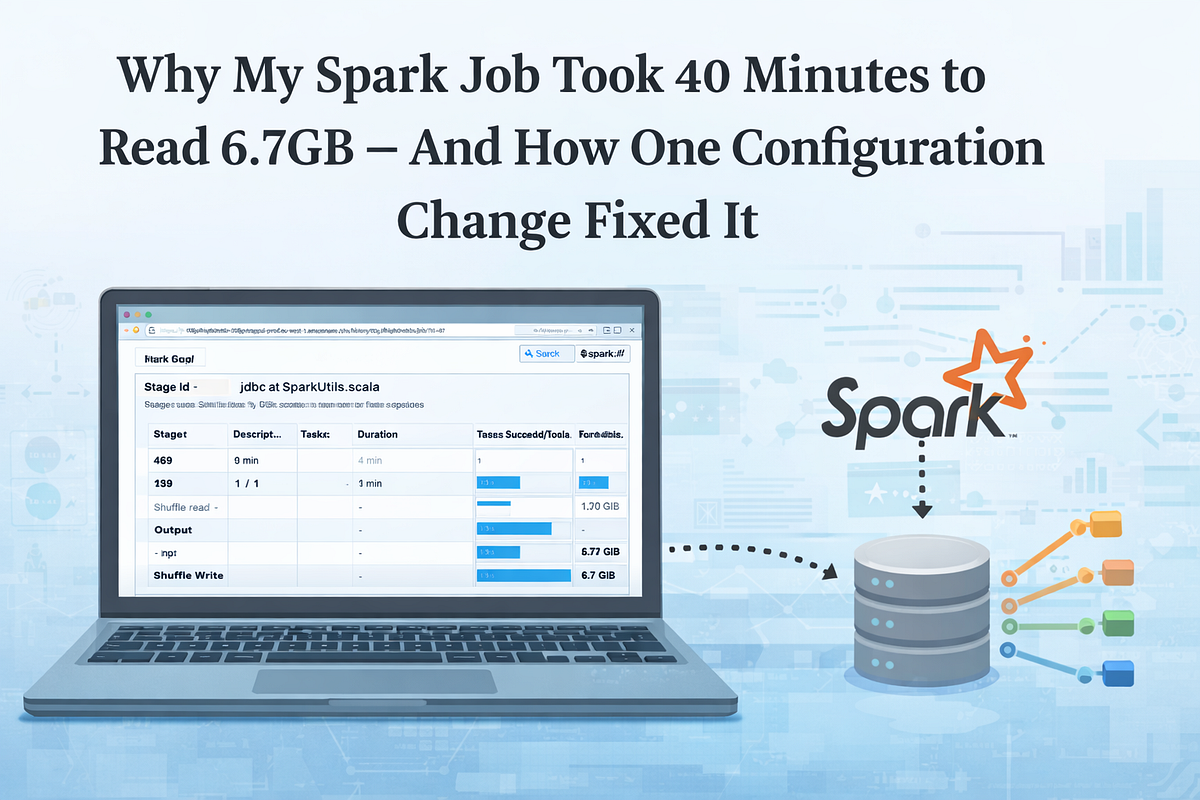 Why my Spark job took 40 minutes to read 6.7 GB — and how one ...