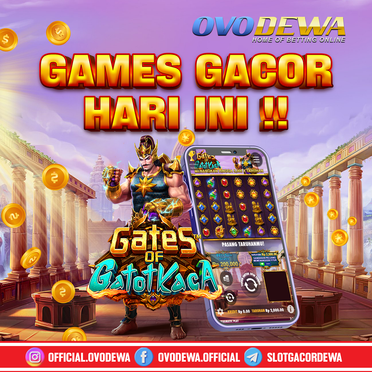 Mainkan segera game-game GACOR lainnya hanya di OVODEWA dan dapatkan ...