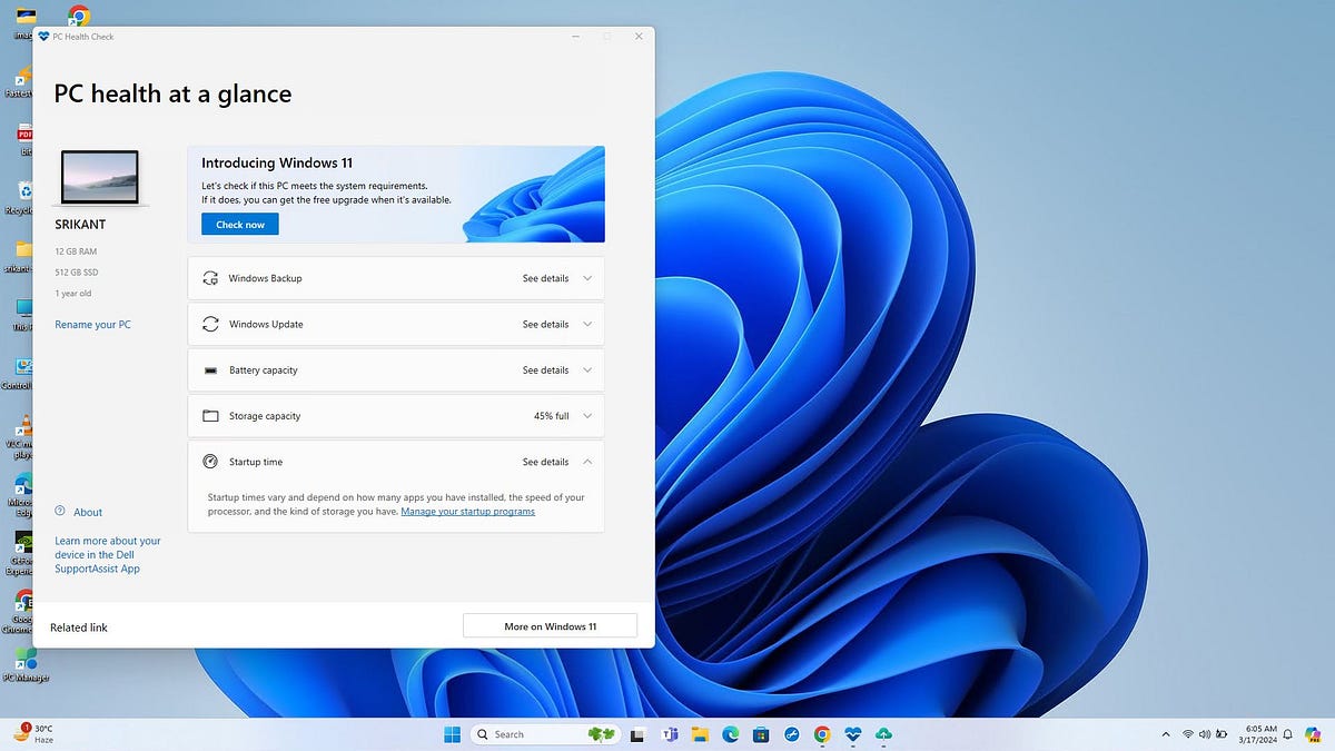 Check Your Windows Laptop Health Using the Official Tool: PC Health ...