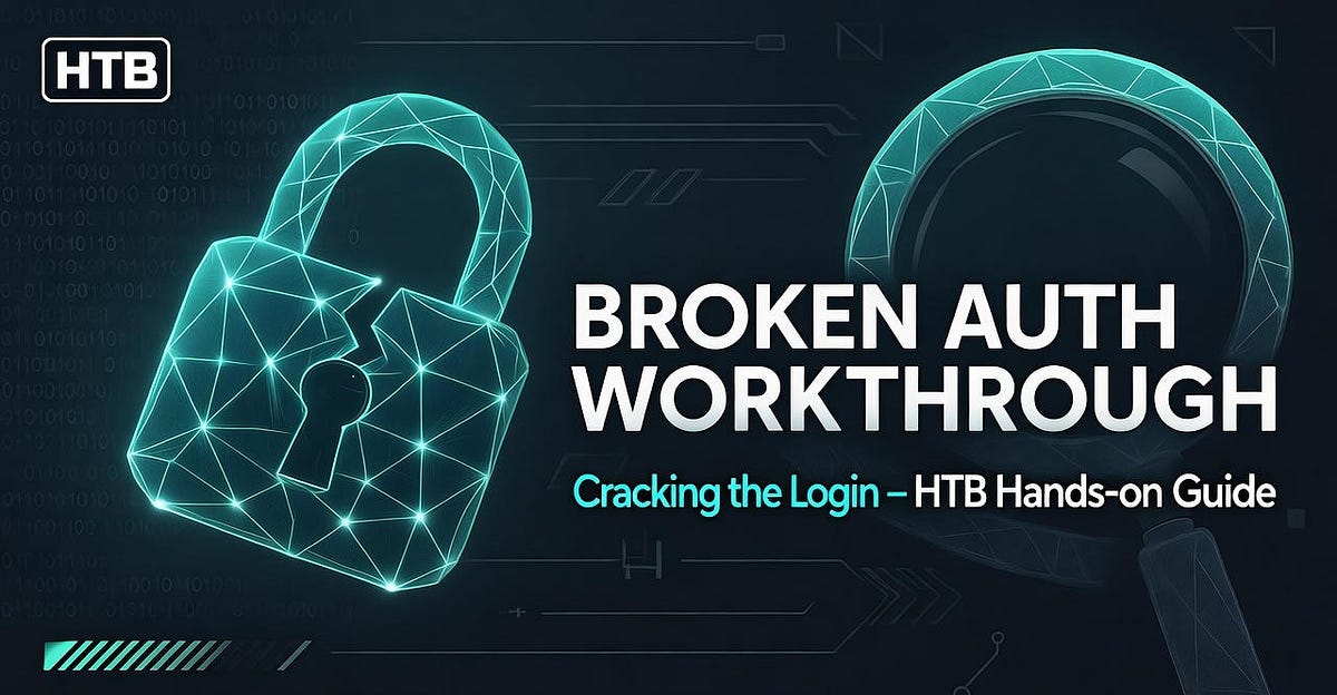 Cracking the Login (HTB): Hands-on Broken Authentication Techniques Part 1 | by Isv0x1 | Medium