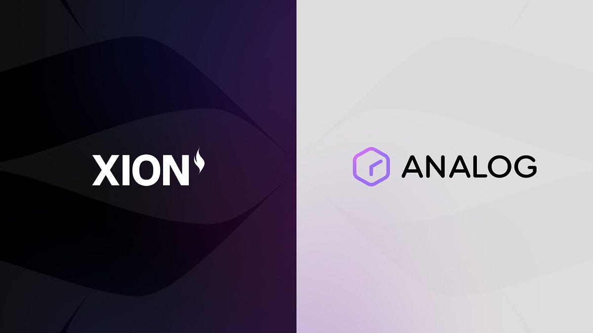 Analog and XION Integrate to Expand Chain Abstraction Solution | by Analog | May, 2024 | Medium