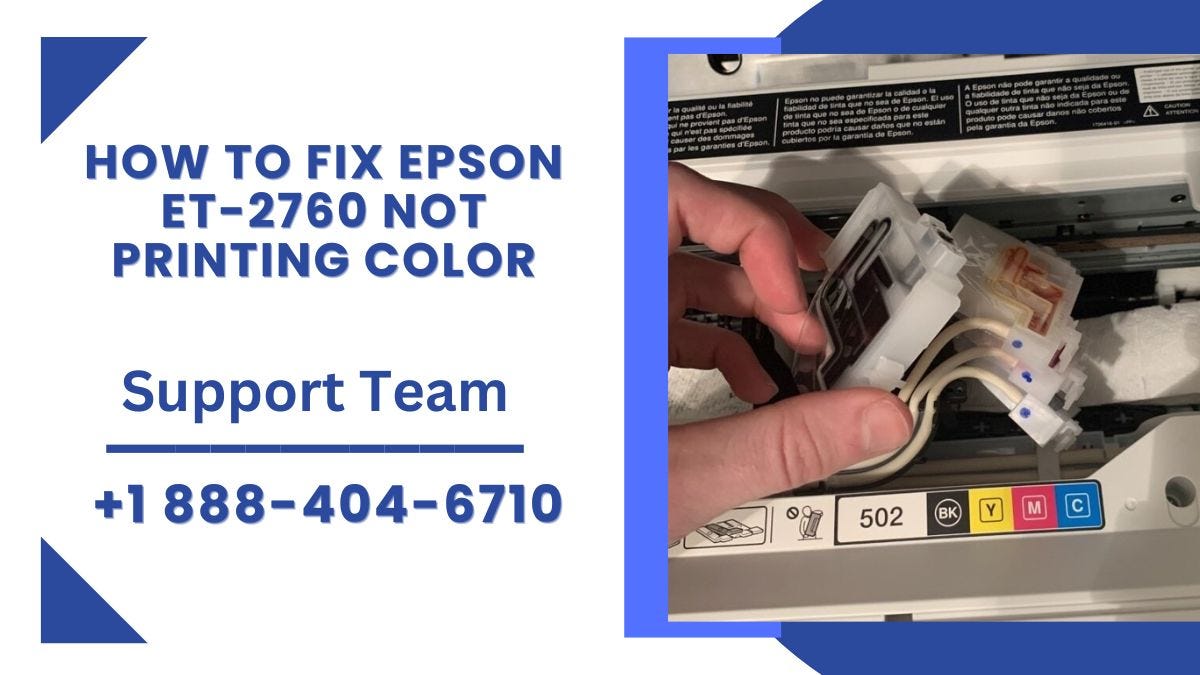 How To Resolve Epson ET 2760 Not Printing Color By Kavyasaxena Medium