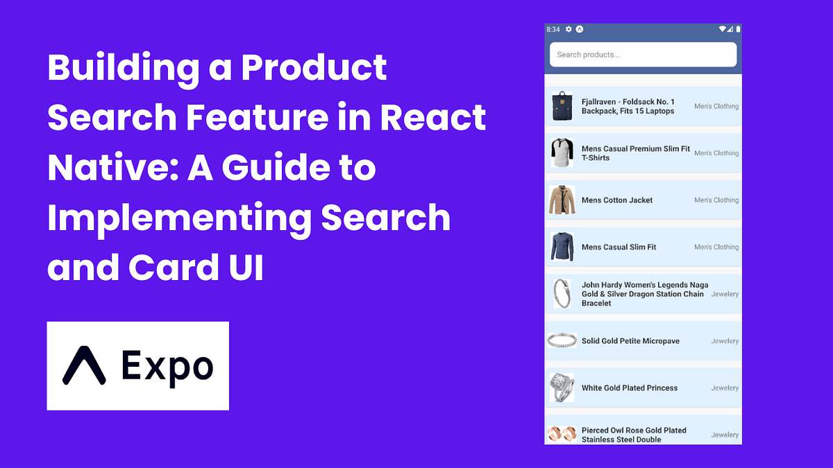 Building a Product Search Feature in React Native: A Guide to ...