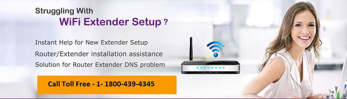 How To Setup Netgear Wifi Extenders ? Call Toll Free @+1- 1800–439–4345 ...
