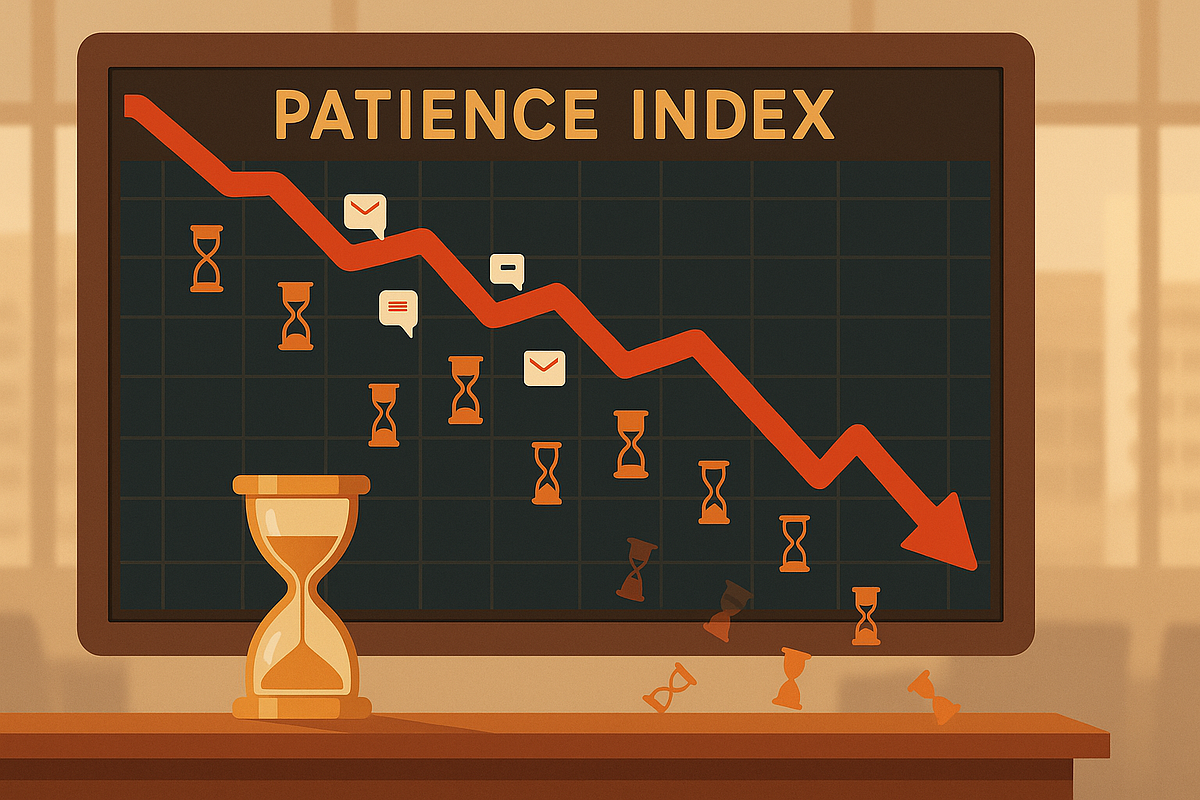 The Patience Recession. Once when my son was about four years… | by ...