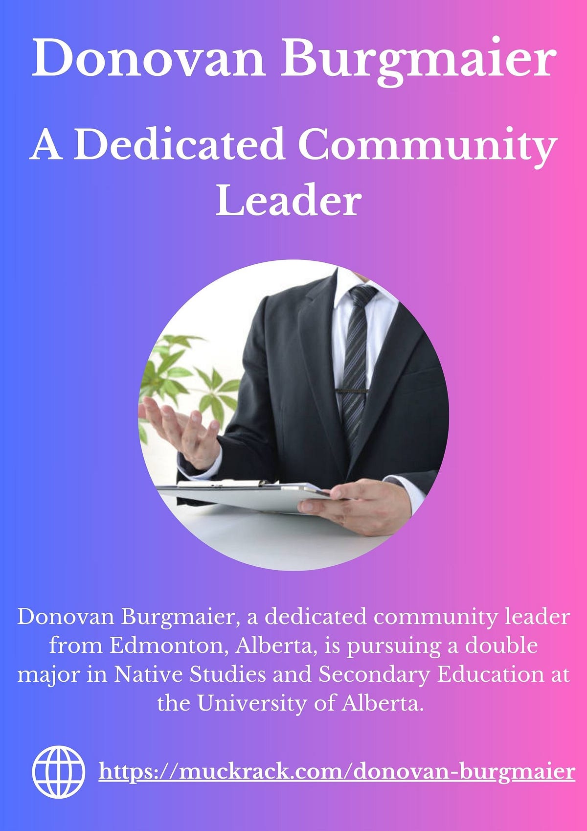 Donovan Burgmaier — A Dedicated Community Leader - Donovan Burgmaier ...