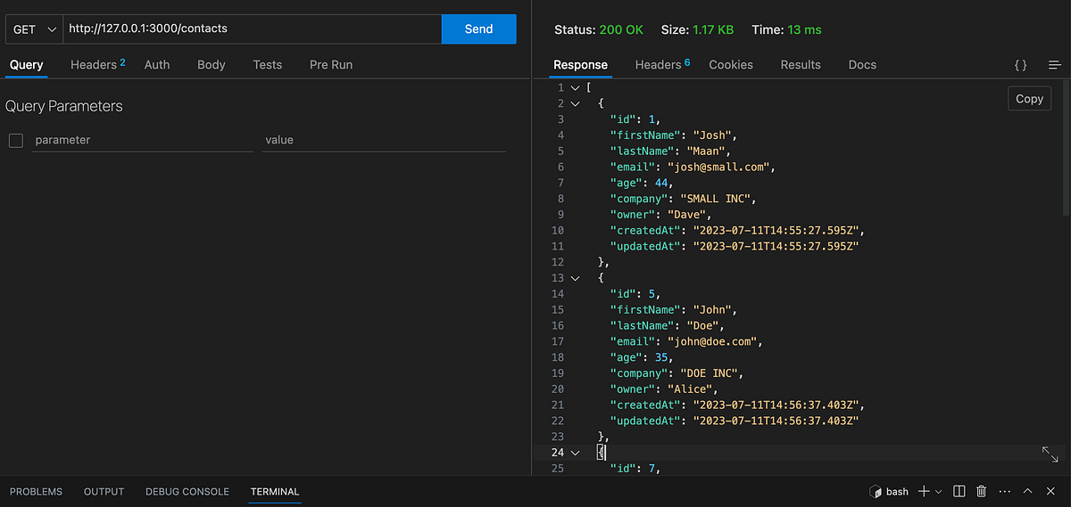 Use OceanBase in Node.js: Build a CRM with Sequelize and Express | by Wayne S. | OceanBase ...