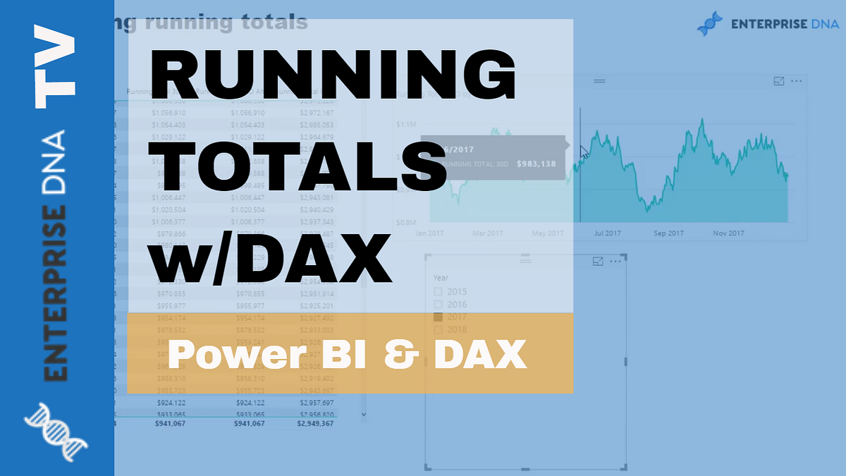 Learn How To Calculate Running Totals Using DAX Formula In Power BI | by Enterprise DNA | Medium