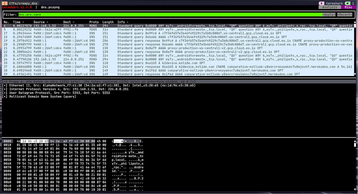 CTF Write-Up: Decoding Hidden Exfiltration via DNS Queries (Creepy DNS) | by Amir Husayn ...