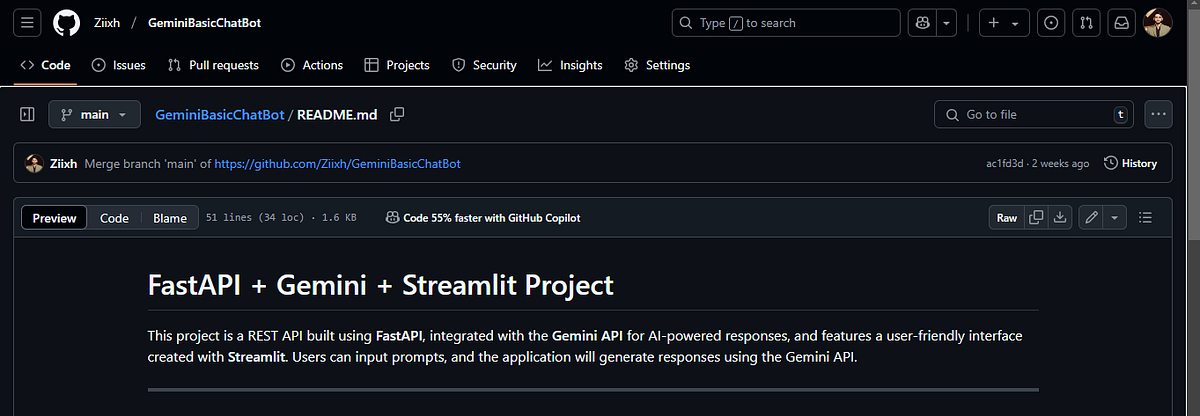 Building an AI-Powered Chatbot with FastAPI, Gemini API, and Streamlit | by Zii Xhan | Medium