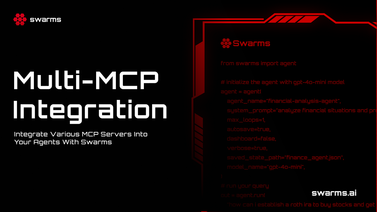 How Integrate Multiple MCP Servers Into Your Agents | by Kye Gomez | Medium