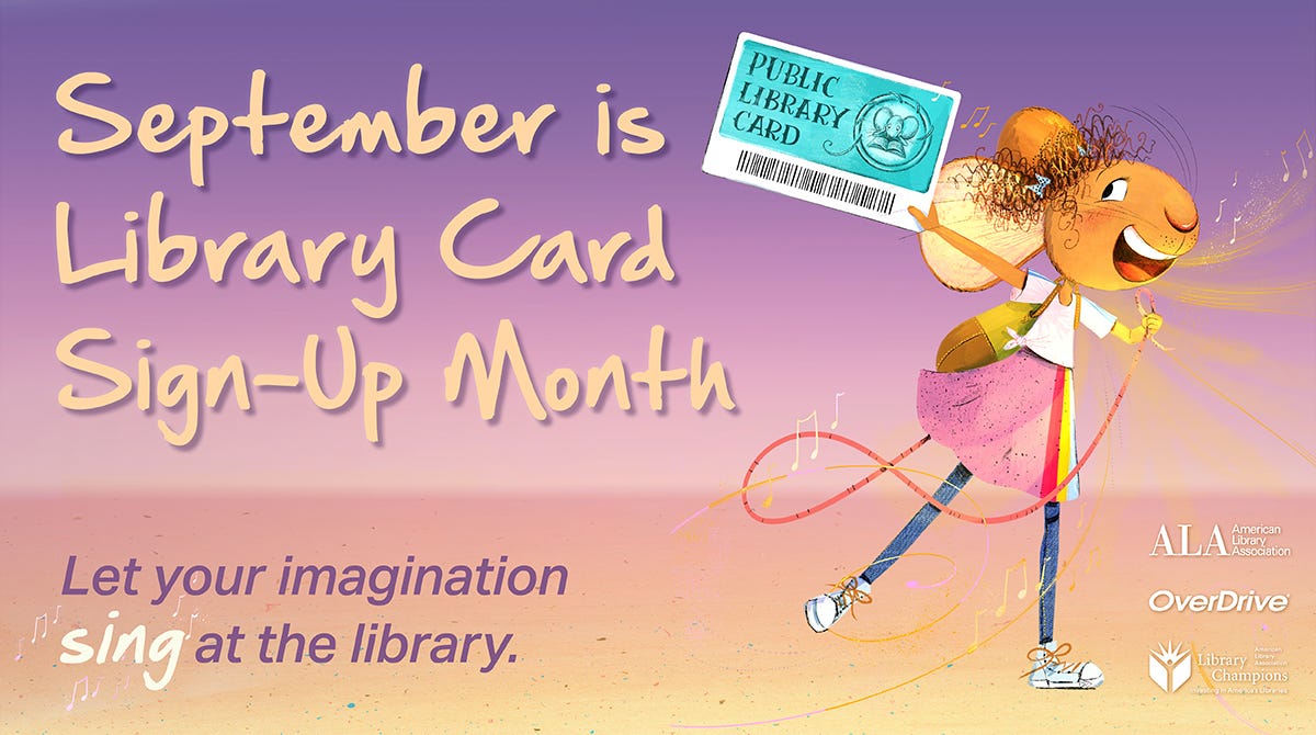 September is Library Card Sign-up Month! | by Morristown Minute | Medium
