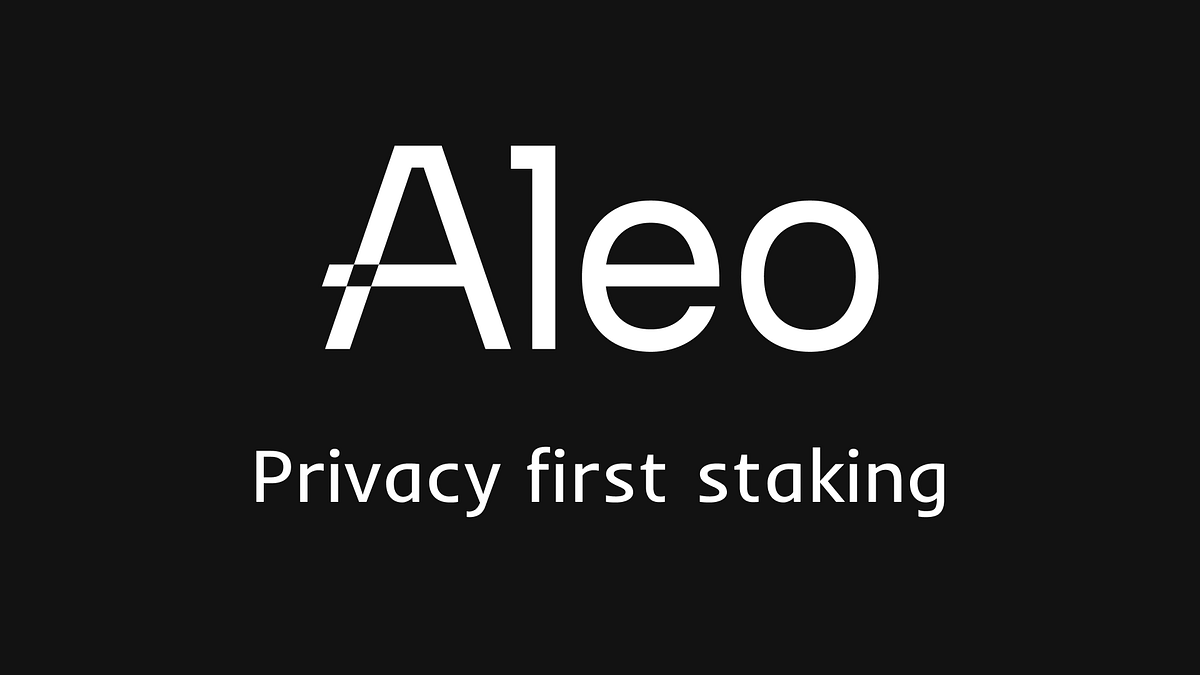 Privacy first staking on Aleo. It’s no big secret that blockchains… | by Neiro | Medium