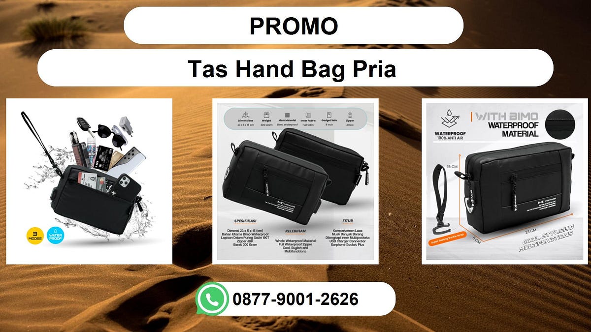 Tas Hand Bag Pria. Promo, 0877–9001–2626 Produsen Tas Hand… | by ...