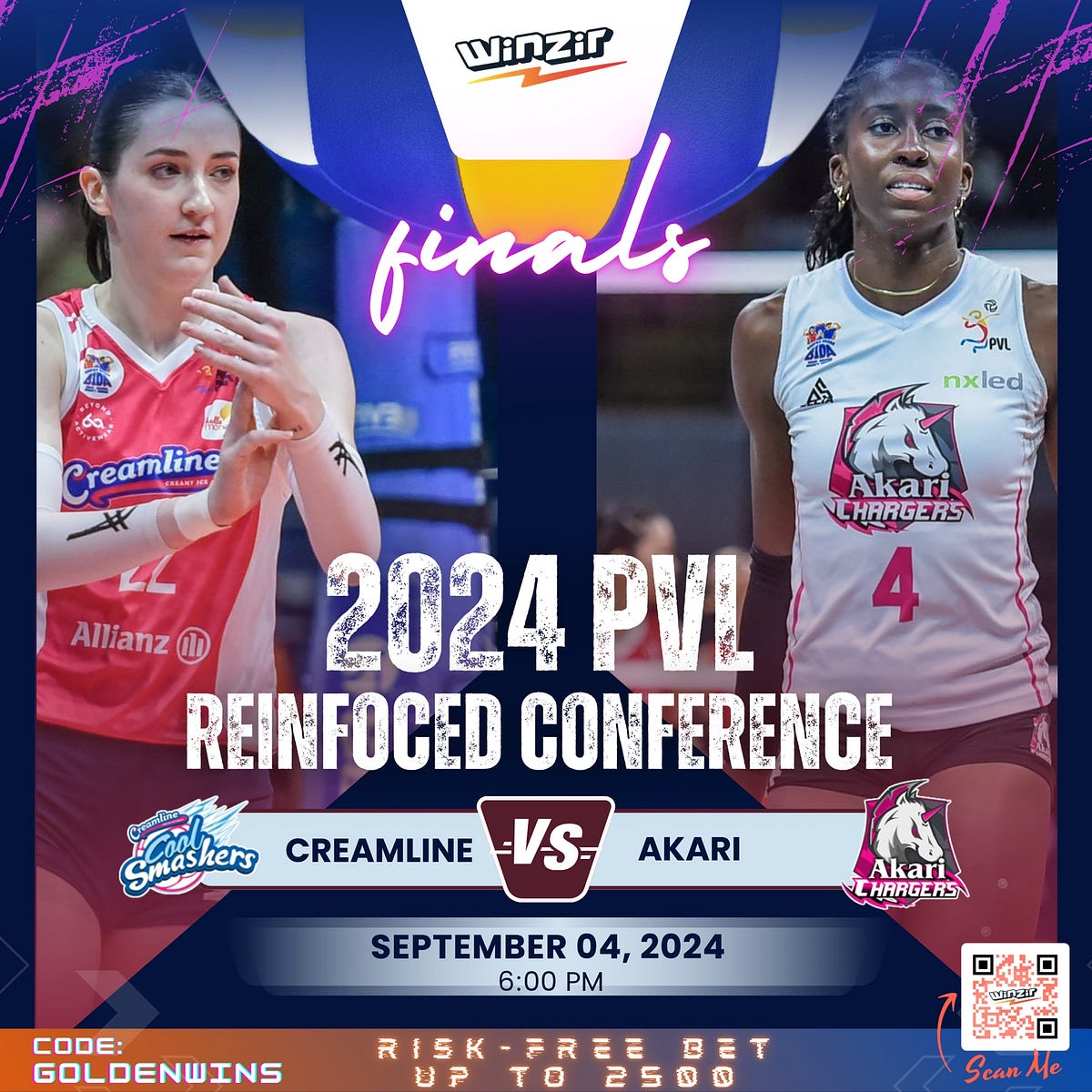 2024 PVL Reinforced Conference Finals: Creamline vs. Akari | September ...