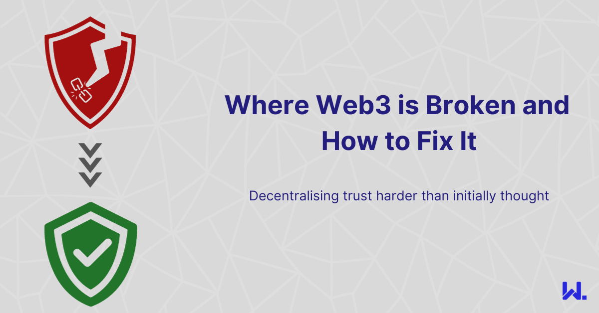 Where Web3 is Broken and How to Fix It | by Conor | Web3 Labs | Medium