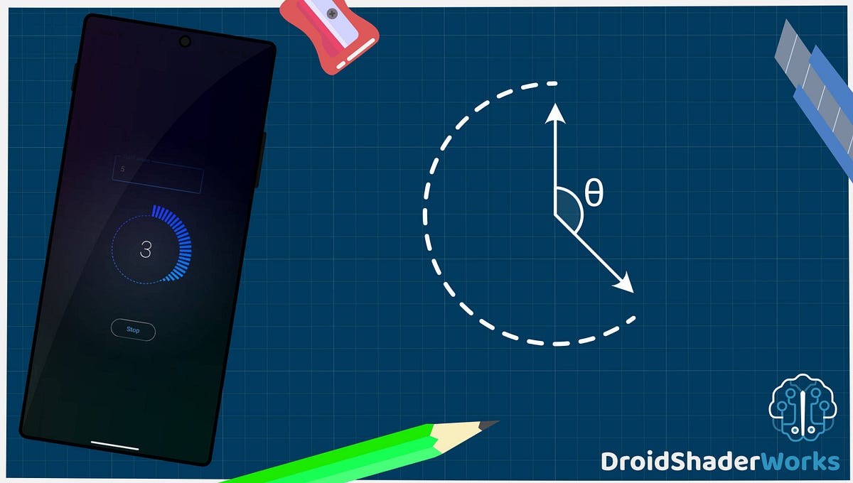 Circle bars with AGSL. Android runtimeshaders tutorial | by Alex Volkov | Medium