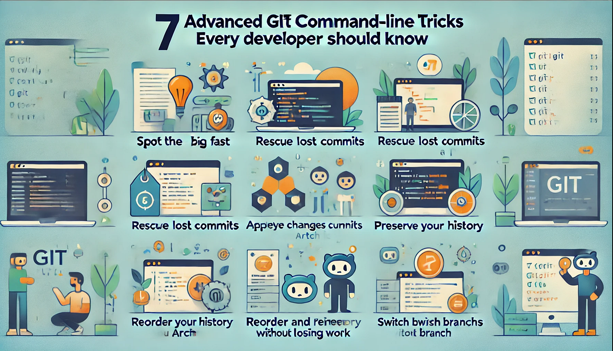 7 Advanced Git Command-Line Tricks Every Developer Should Know | by Yatinsindhi | Crack Any ...