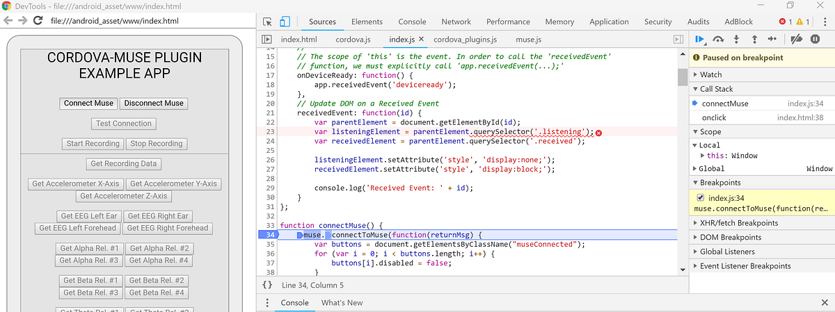 Cordova app debugging. First try. | by Joki Moki | Medium