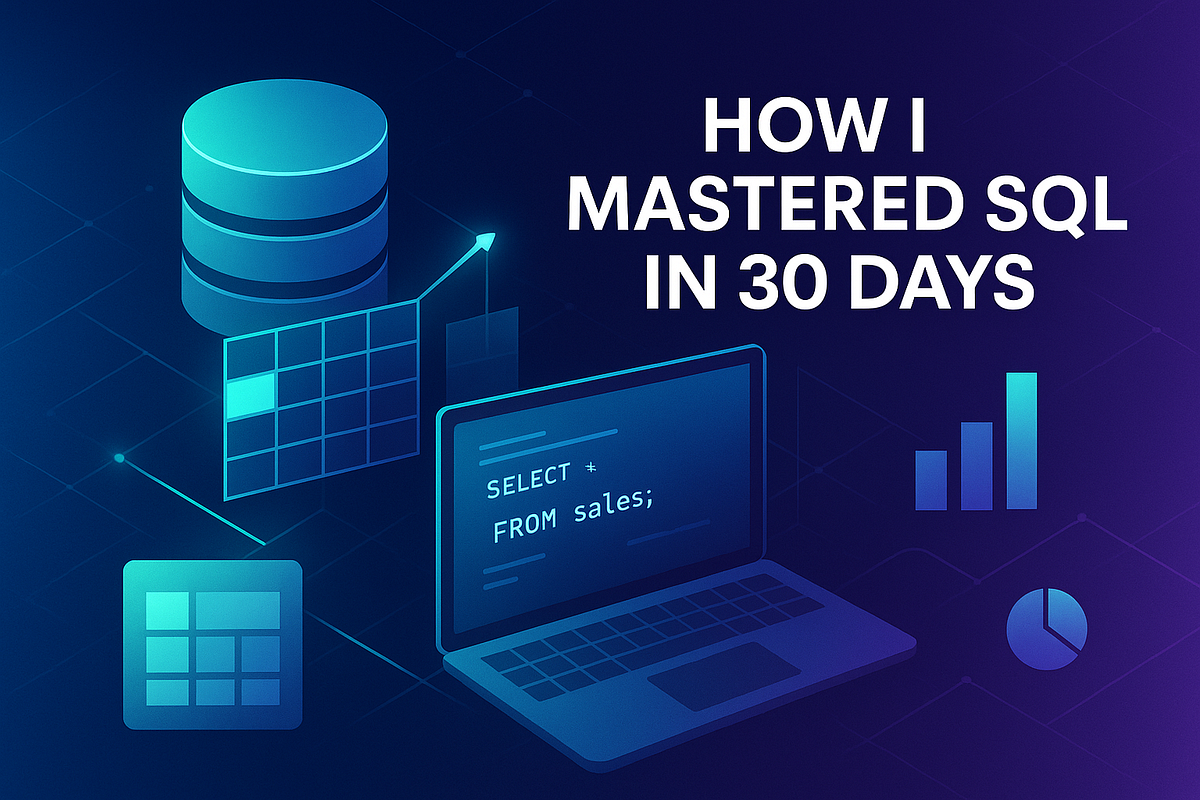 How I Mastered SQL in 30 Days: A Complete Roadmap for Queries, Optimization, and Real-World ...