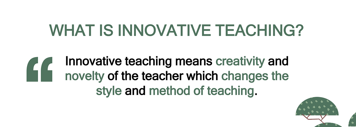 Innovation in Teaching & Learning | by Mahfuzah Mohamad | Medium