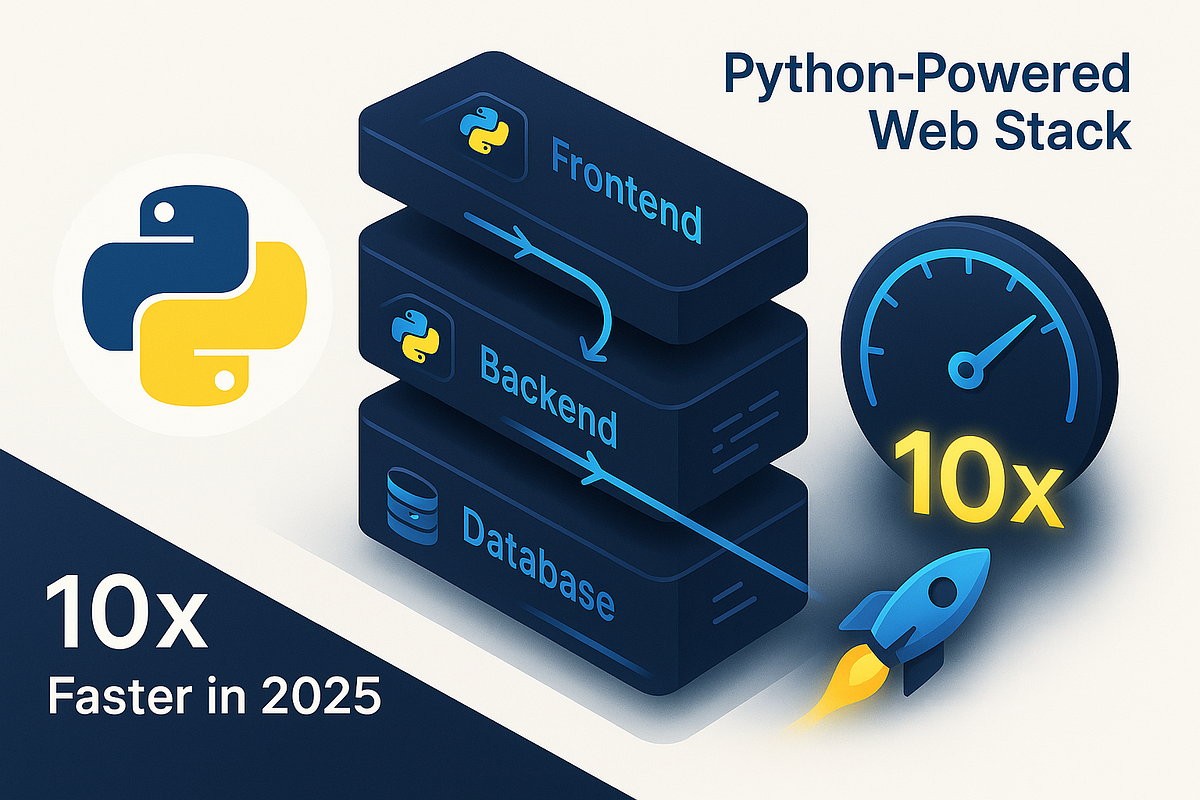 My 2025 Web Stack Is 90% Python — and 10× Faster Than Before | by Nikulsinh Rajput | Aug, 2025 ...