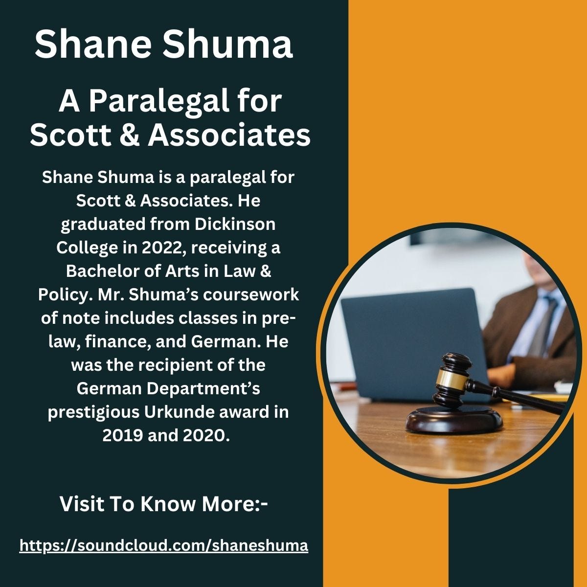 Shane Shuma — A Paralegal for Scott & Associates - Shane Shuma - Medium