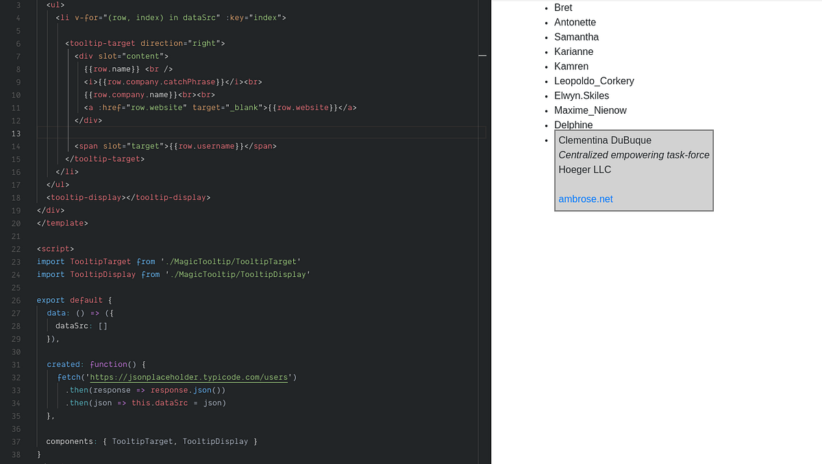The tooltip WEB Component with Vue and Vuex | by Laimonas Narbutas | Medium