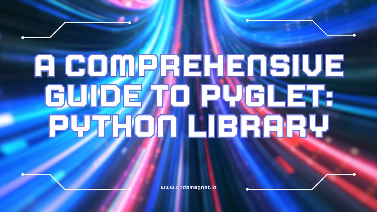 Unlock the power of multimedia and game development with Pyglet, the Python library designed for ...