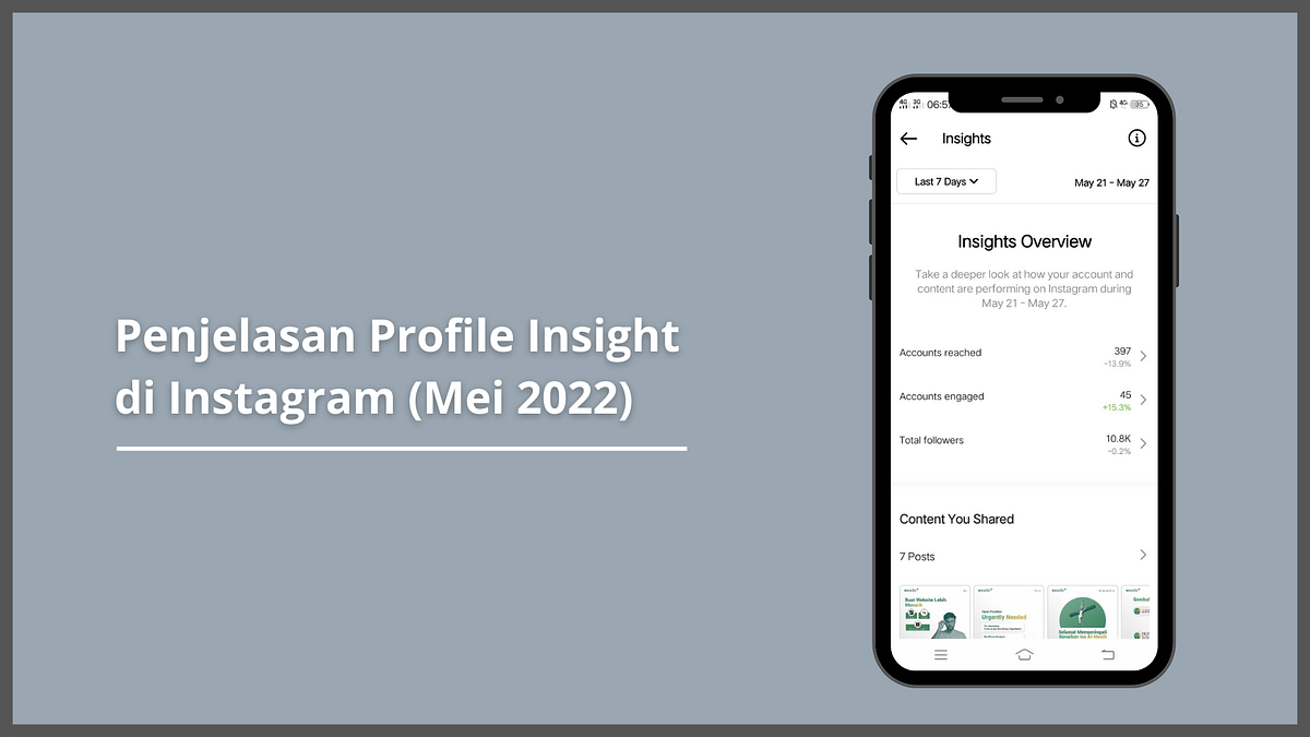 Penjelasan Profile Insight di Instagram (Mei 2022) | by Siswati | Life ...