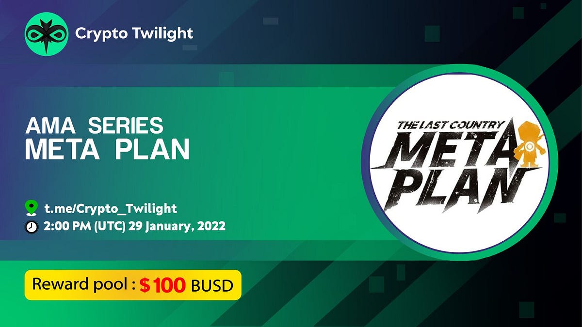 The First AMA about MetaPlan. The following is the full-text record ...