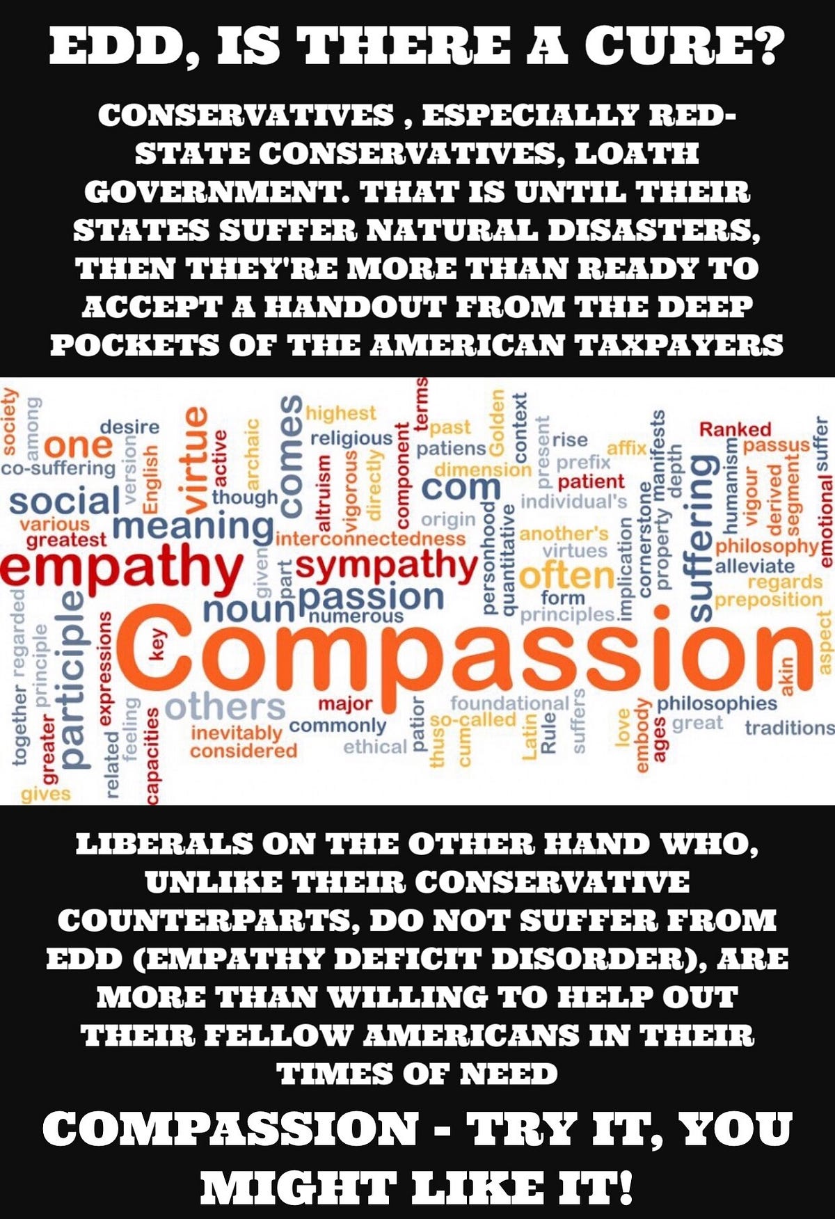 EMPTHY DEFICIT DISORDER 😢 Yet Another Meme of the Day by J.J. Manring ...