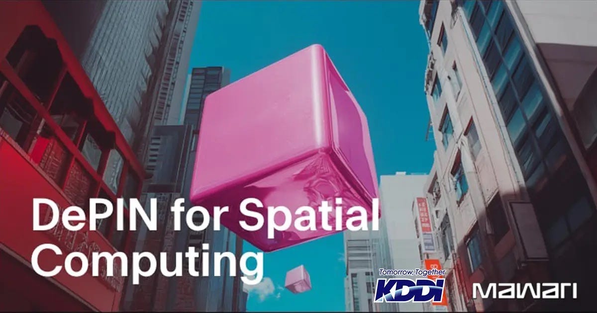 KDDI and Mawari sign MoU for partnership in DePIN | by Norbert Gehrke | Tokyo FinTech | Medium