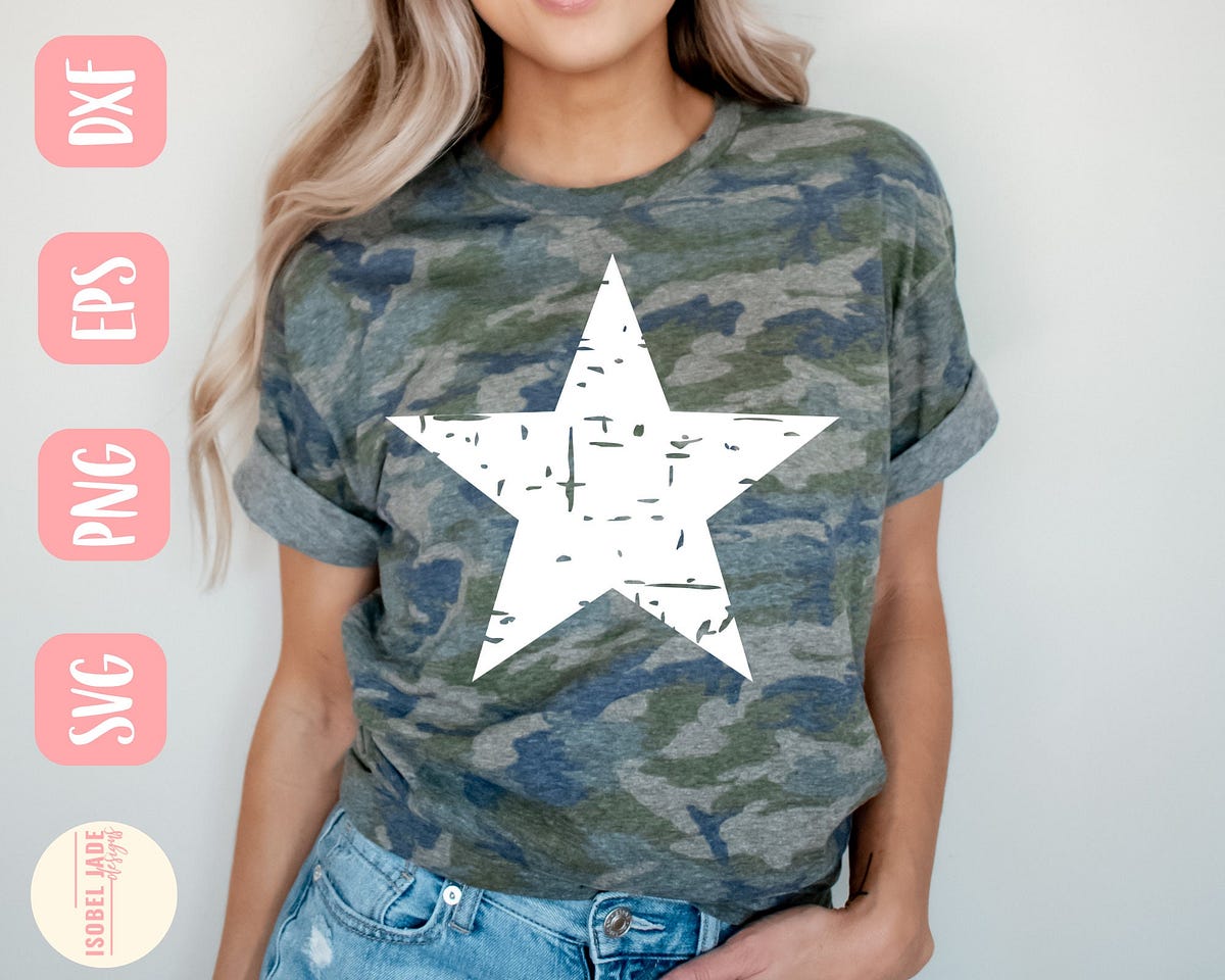 Star svg, Distressed star svg, Grunge star svg, Texas star svg, Grunge ...
