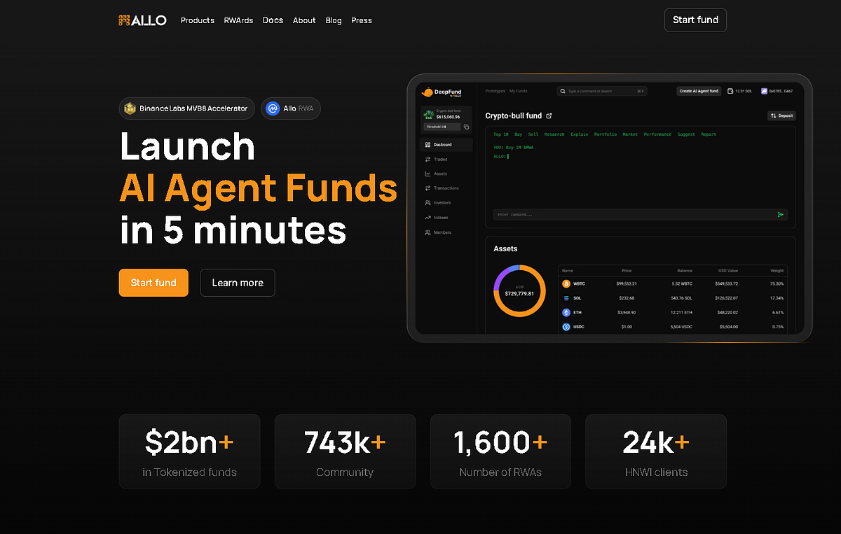 Why Allo’s AI Agent Platform is the Future of Tokenized Finance | by ...