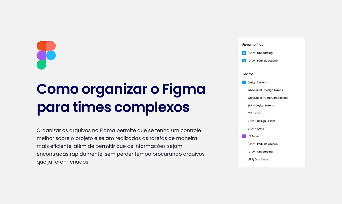 Como organizar o Figma com times e produtos complexos | by Raphael ...