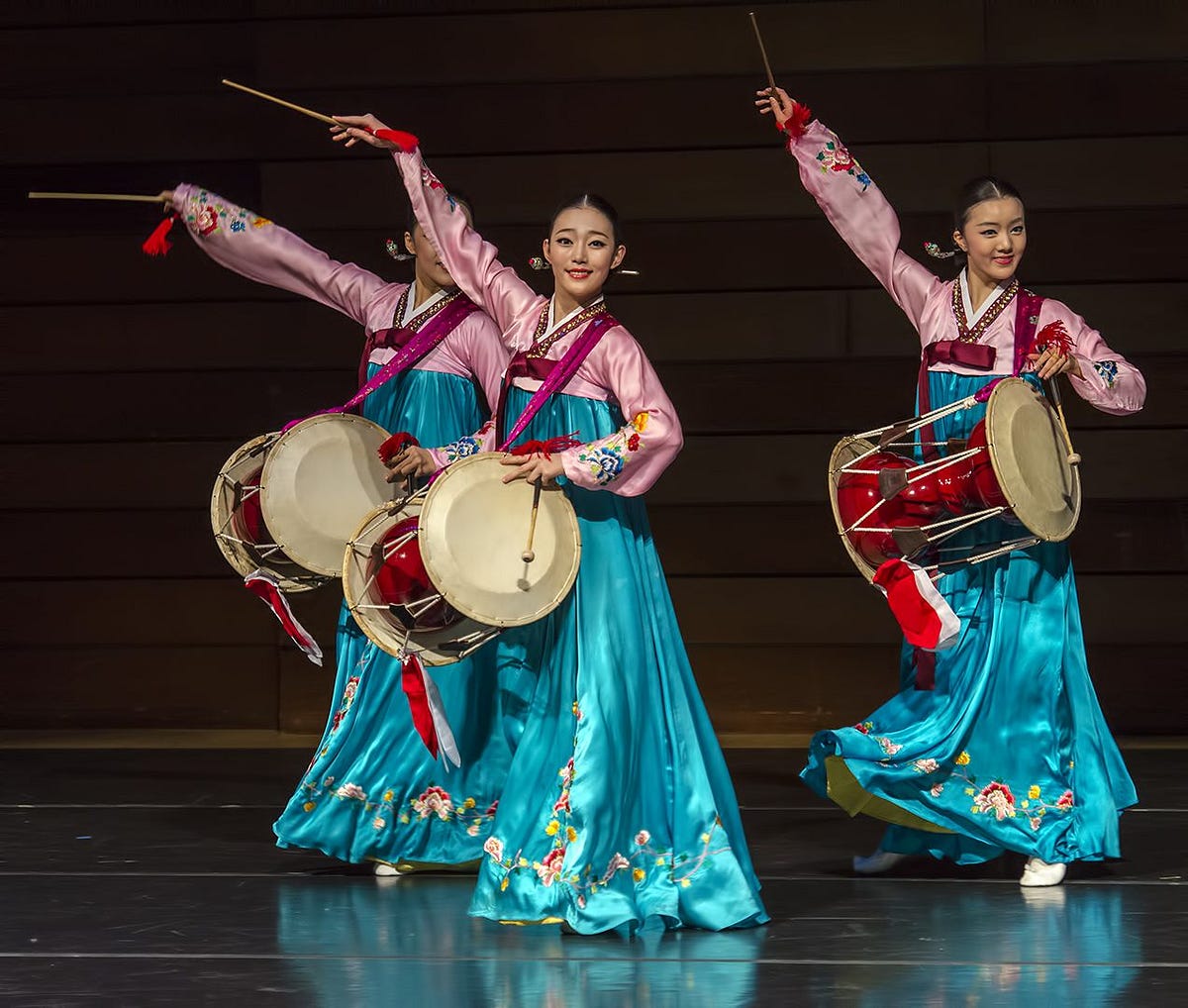 Korean traditional dances. Korean traditional dances, or gukak… | by ...
