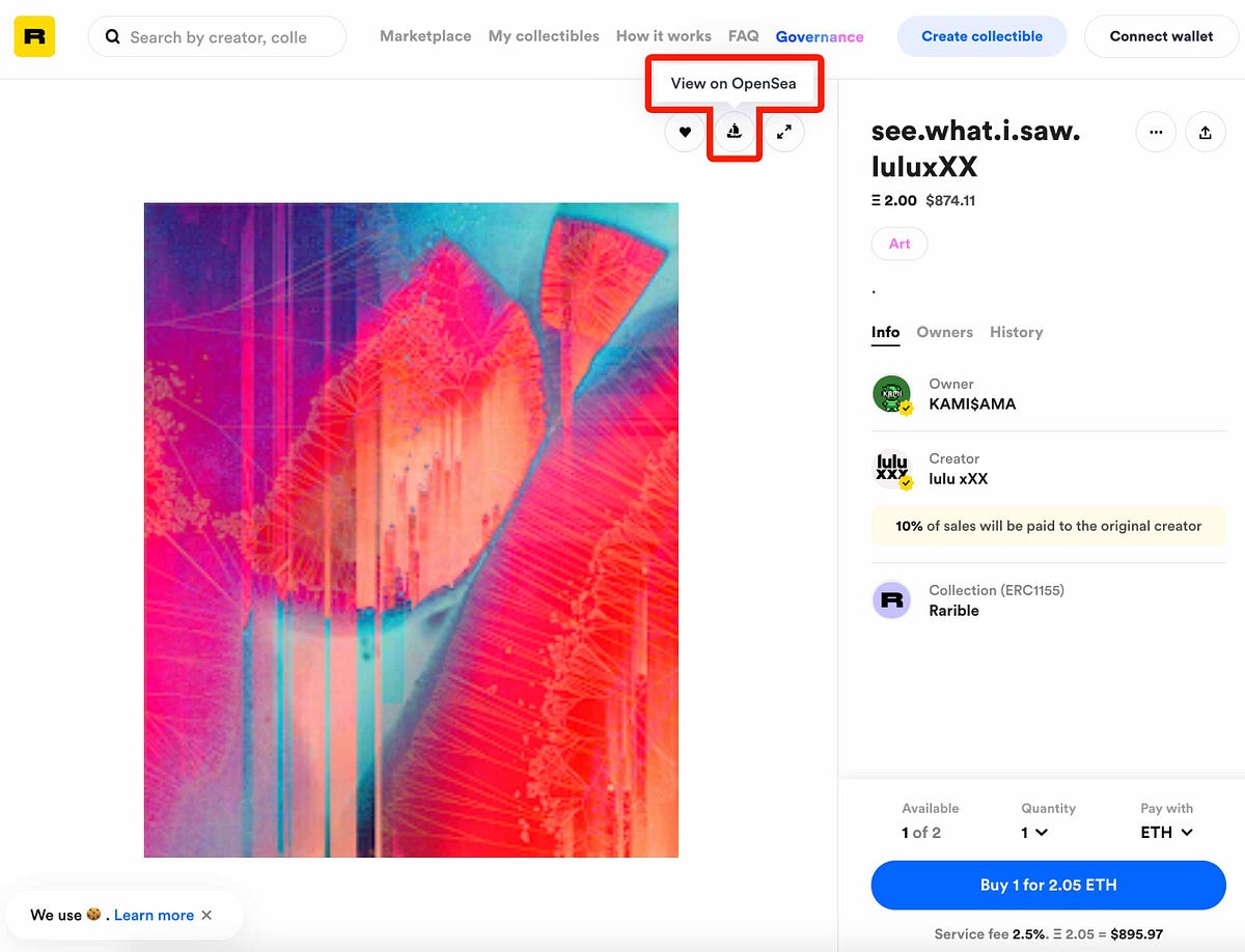 A Deep-dive into Rarible NFT data and how to backup artwork | by ...