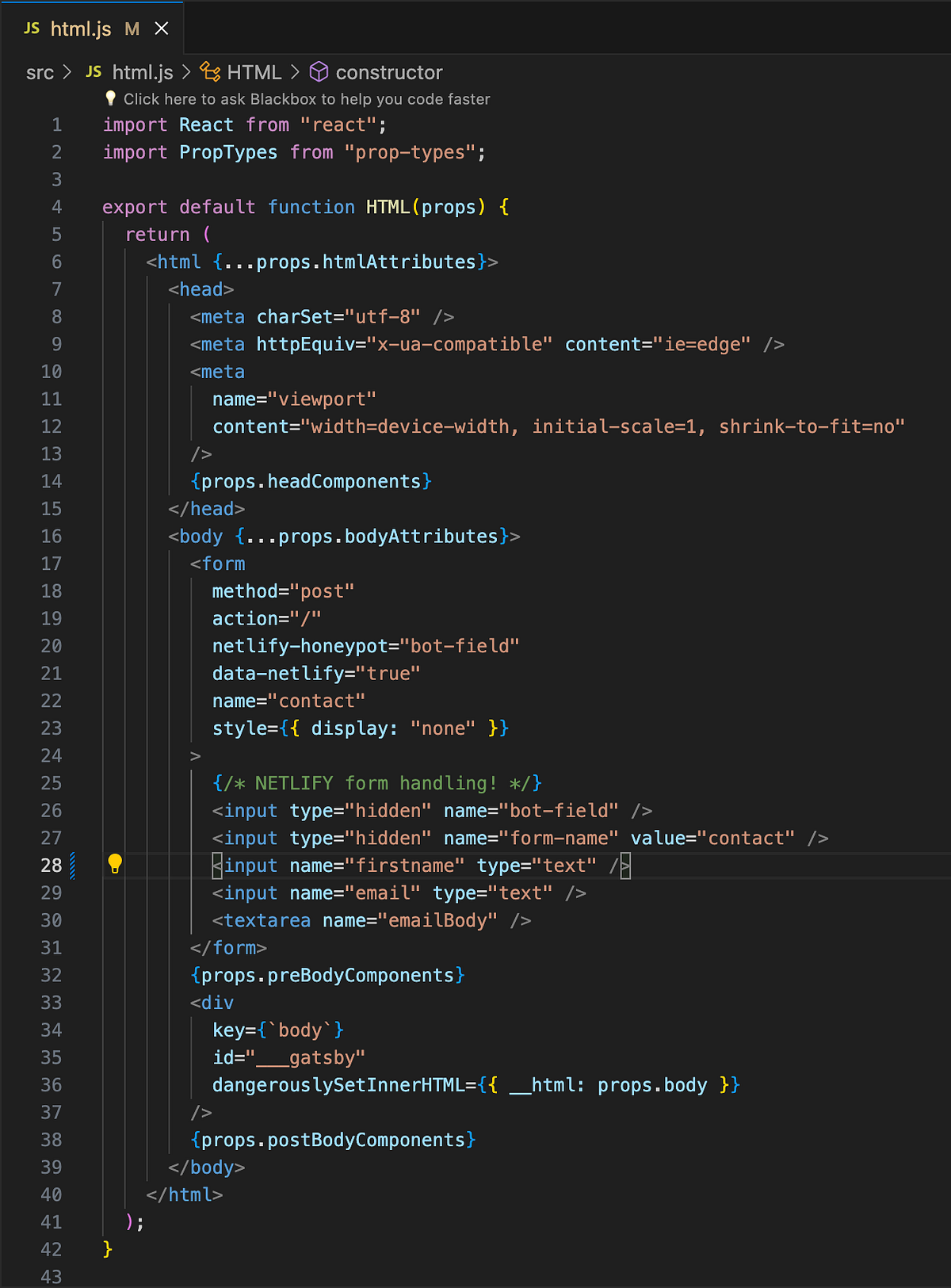 Using Netlify forms in Gatsby 👩‍💻 | by Muskaan Aggarwal | May, 2024 | Medium