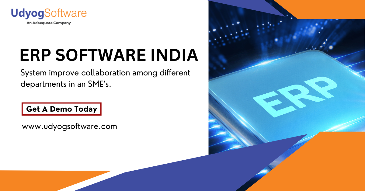 How does an ERP system improve collaboration among different ...
