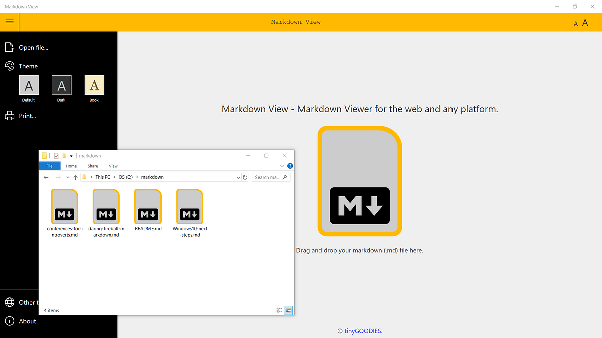 Markdown View — Markdown Viewer for the Web, Windows 10, Android and everything | by Alan ...