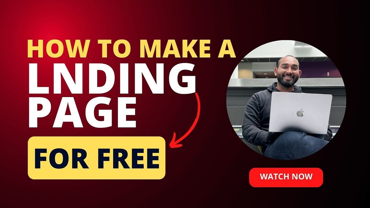 How to Create a Landing Page for Free with Wix | by Azharul Rafy | Medium