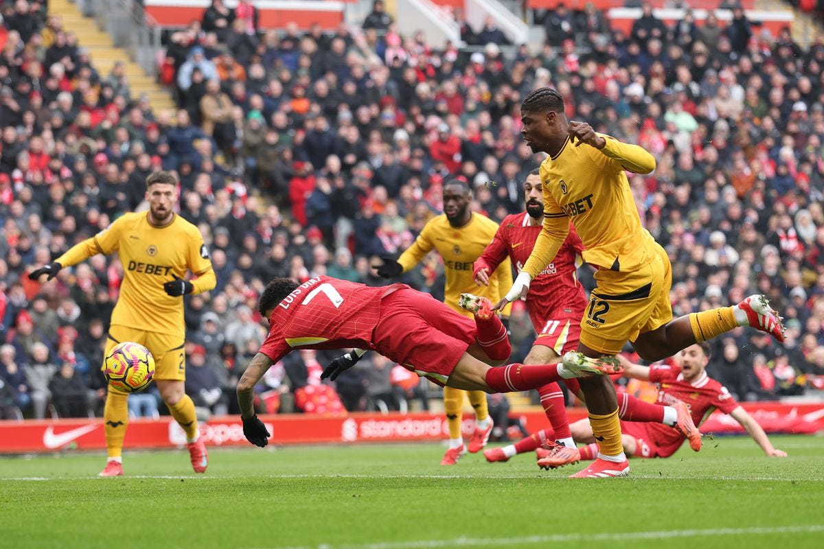 Tired Reds limp past toothless Wolves | by Stephen Blackford | Feb ...