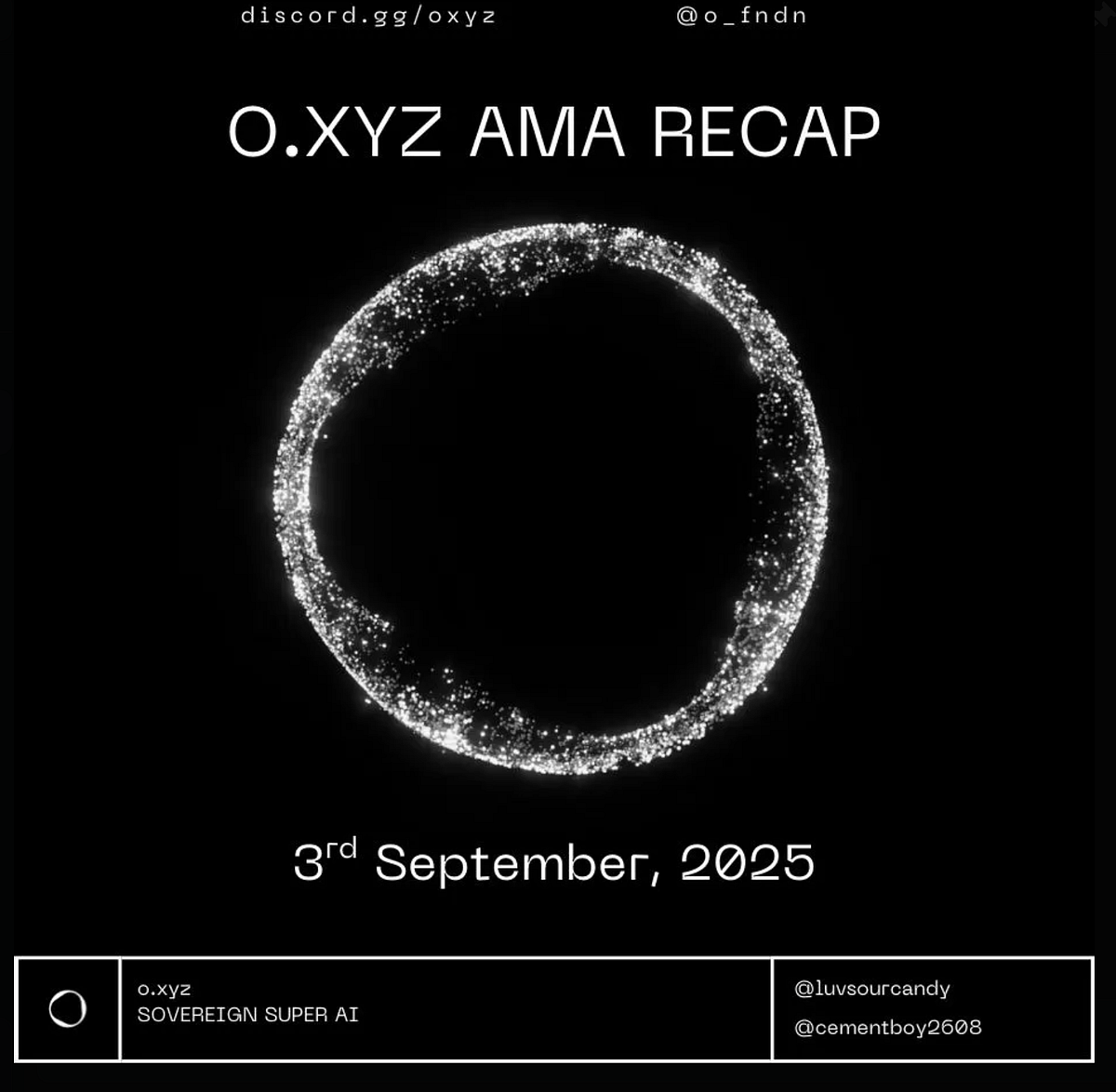 OXYZ AMA Recap: A Community Push for Web3’s Next Big Leap (September 3 ...